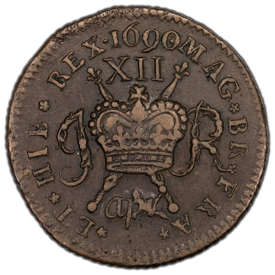 Ireland April 1690 Gun Money Shilling Coin SP #6582 | eBay