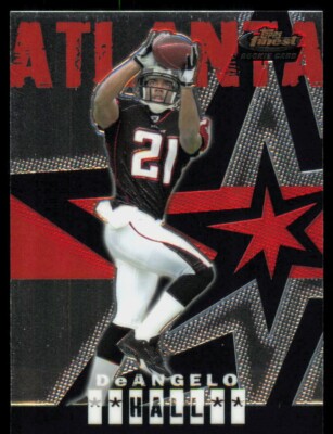 2004 Topps Finest DeAngelo Hall Rookie Atlanta Falcons #87 | eBay