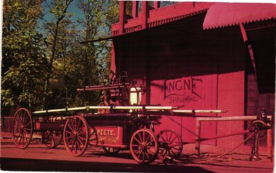 Vintage Postcard- Antique hand pumper fire engine Papeete | eBay