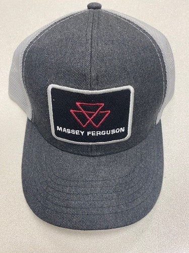 Massey Ferguson Logo Patch - Mesh Back Grey Hat | eBay