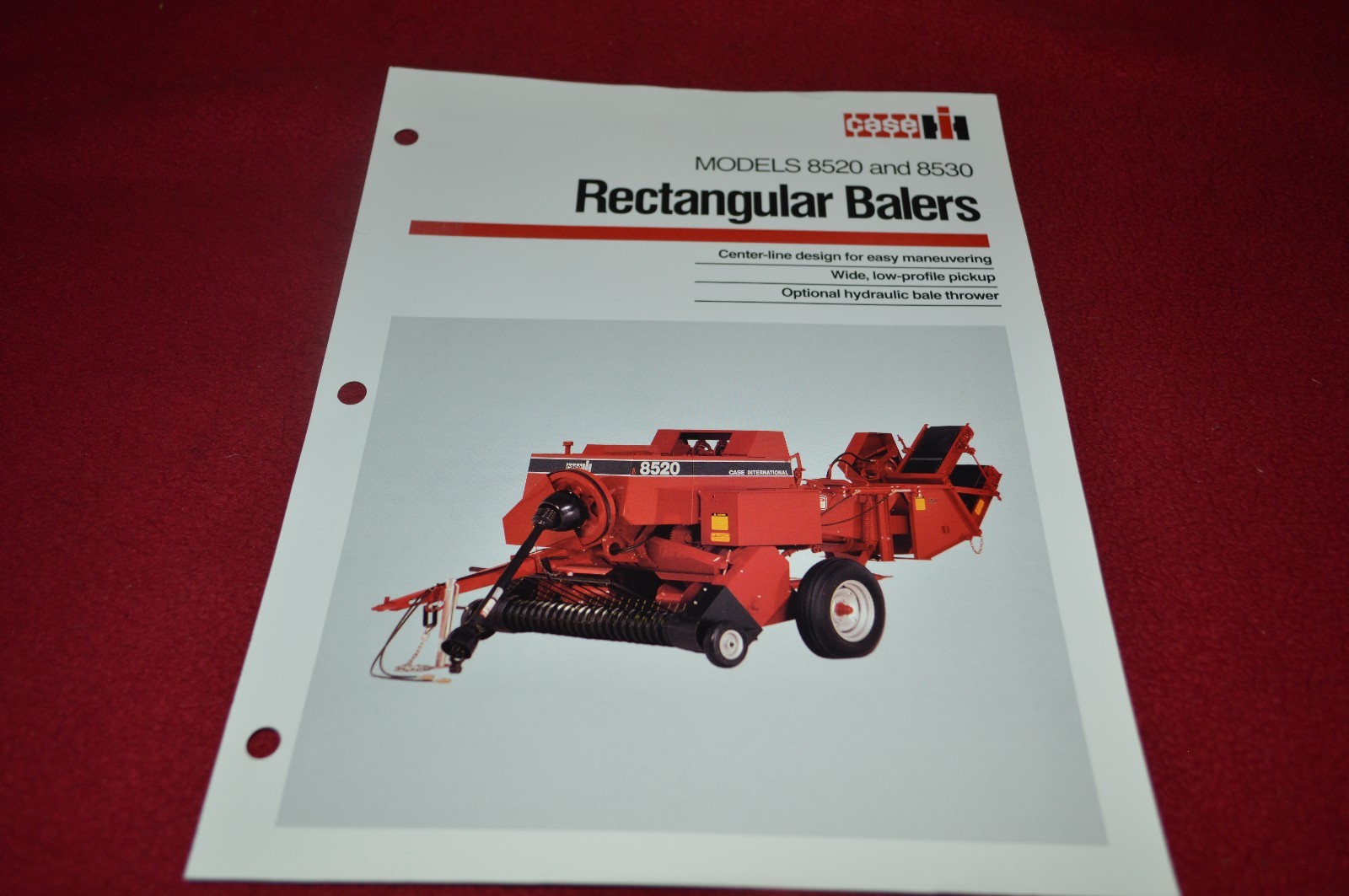 Case International 8520 8530 Baler Dealer's Brochure YABE | eBay