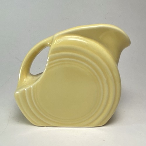 Fiestaware Sunflower Mini Disc Pitcher Fiesta Yellow Small Creamer EUC ...