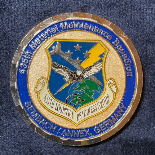 435th Materiel Maintenance Squadron Commander Serialized Challenge Coin ...