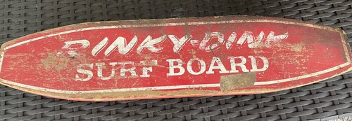 60’s Rinky-Dink Surf Board Vintage Steel Wheels Skateboard | eBay