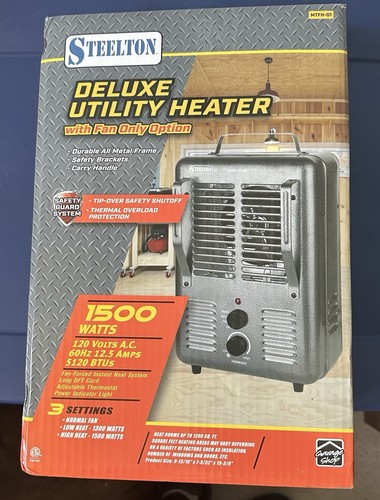 Steelton Deluxe Utility Heater | Compact Space Heat | Brand New in Box ...