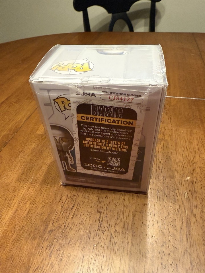 Funko Pop! Star Wars No 652 Professor Huyang Signed David Tennant JSA ...