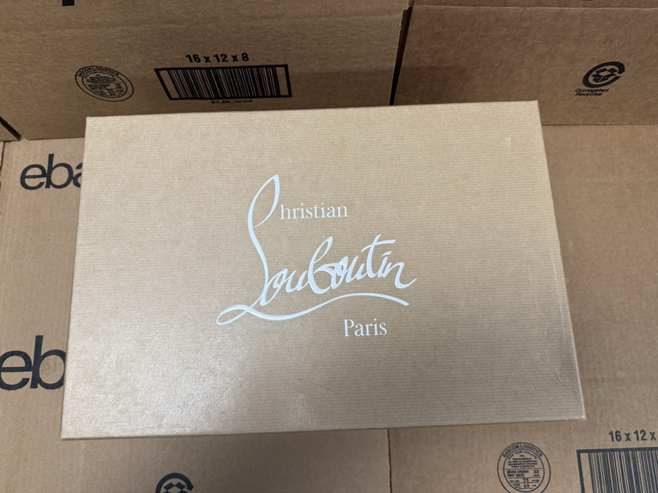 $845 New Christian Louboutin Louis Junior Orlato Flat Men Shoes ...