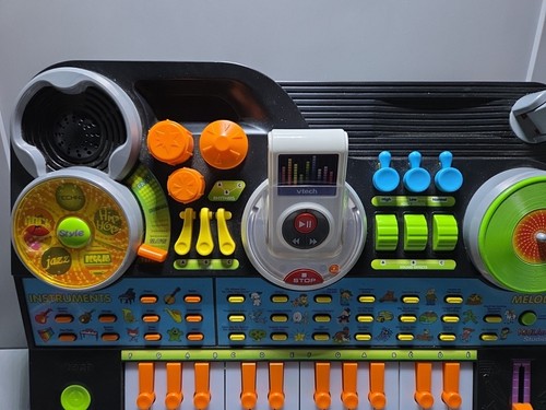 VTech KidiJamz Interactive Music Studio Keyboard, Microphone, Portable ...
