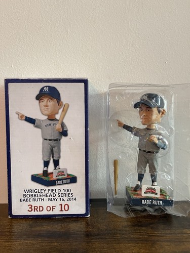 New York Yankees Babe Ruth Called Shot Bobblehead MLB Wrigley Field | eBay