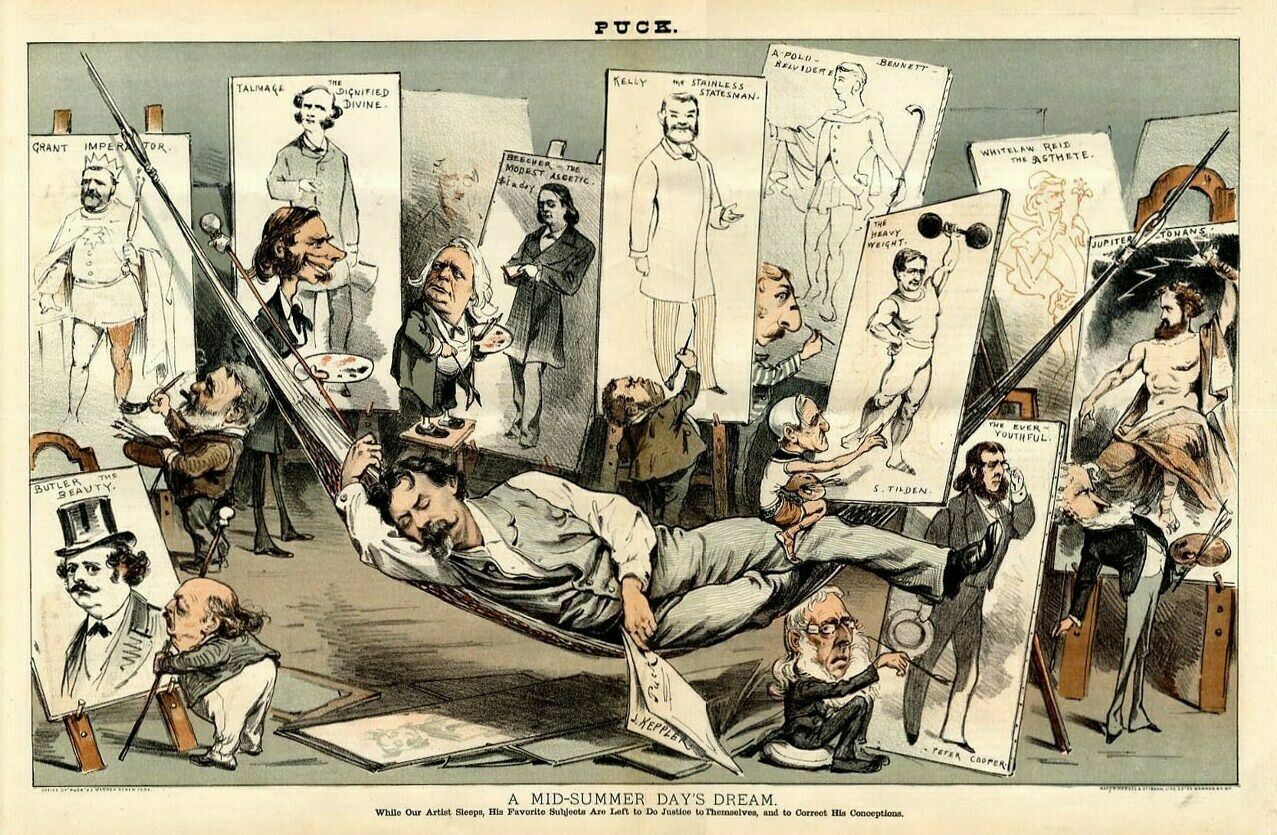 ARTIST JOSEPH KEPPLER SUMMER DAY DREAM PETER COOPER ULYSSES GRANT ...