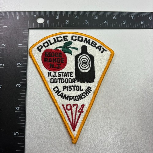 VTG 1974 NEW JERSEY STATE POLICE COMBAT CHAMPIONSHIP PISTOL SHOOTING ...