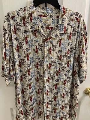 Tropical Men's Extra Large Button Up Short Sleeve Shirt | eBay