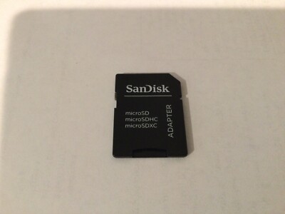 SanDisk microSD, microSDHC, microSDXC Adapter Card | eBay