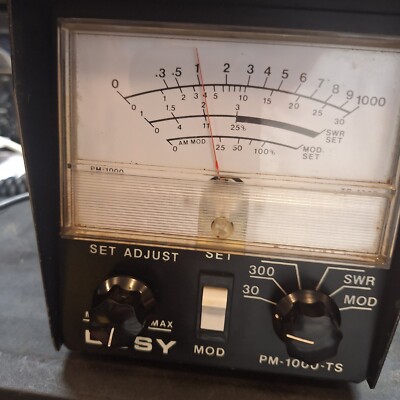 Dosy PM 1000-TS SWR Power Modulation Meter 30W 300W 1000W. power meter ...