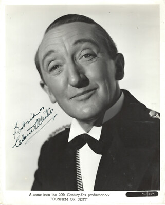 BRITISH CHARACTER ACTOR CLAUD ALLISTER, SIGNED VINTAGE STUDIO PHOTO. | eBay
