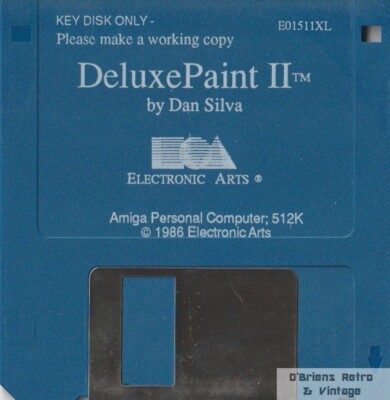 Deluxe Paint II - Electronic Arts - Commodore Amiga - 1986 - Floppy | eBay