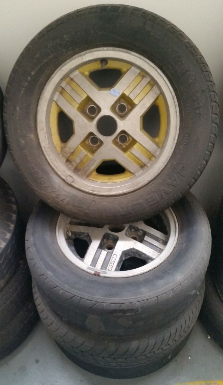 MAZDA MAG WHEELS 13x5.5 4 STUD 4x110 SUIT RX7 SERIES 2 S2 R100 RX2 RX3 ...