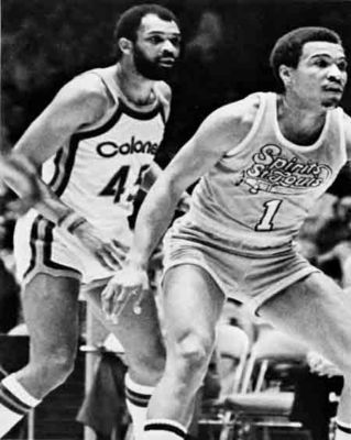 JIM McDANIELS ABA KENTUCKY COLONELS RON BOONE ST LOUIS SPIRITS 8X10 ...