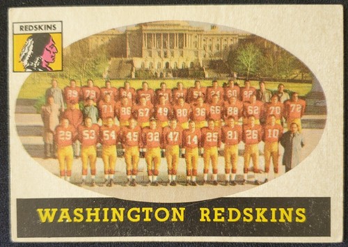 1958 Washington Redskins Team Topps NFL Card #27 | eBay