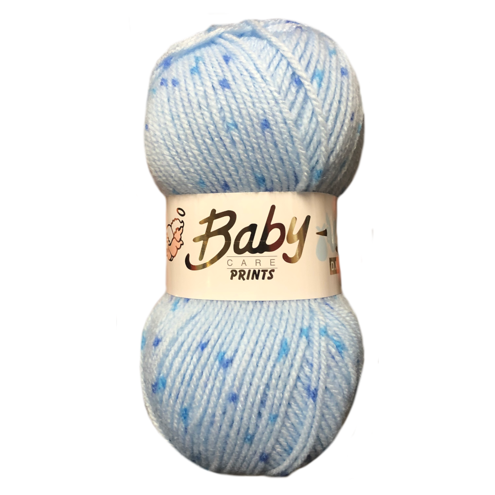 Woolcraft BABY SPOT PRINTS Knitting Yarn / Wool - 100g Ball - 16 Shades ...
