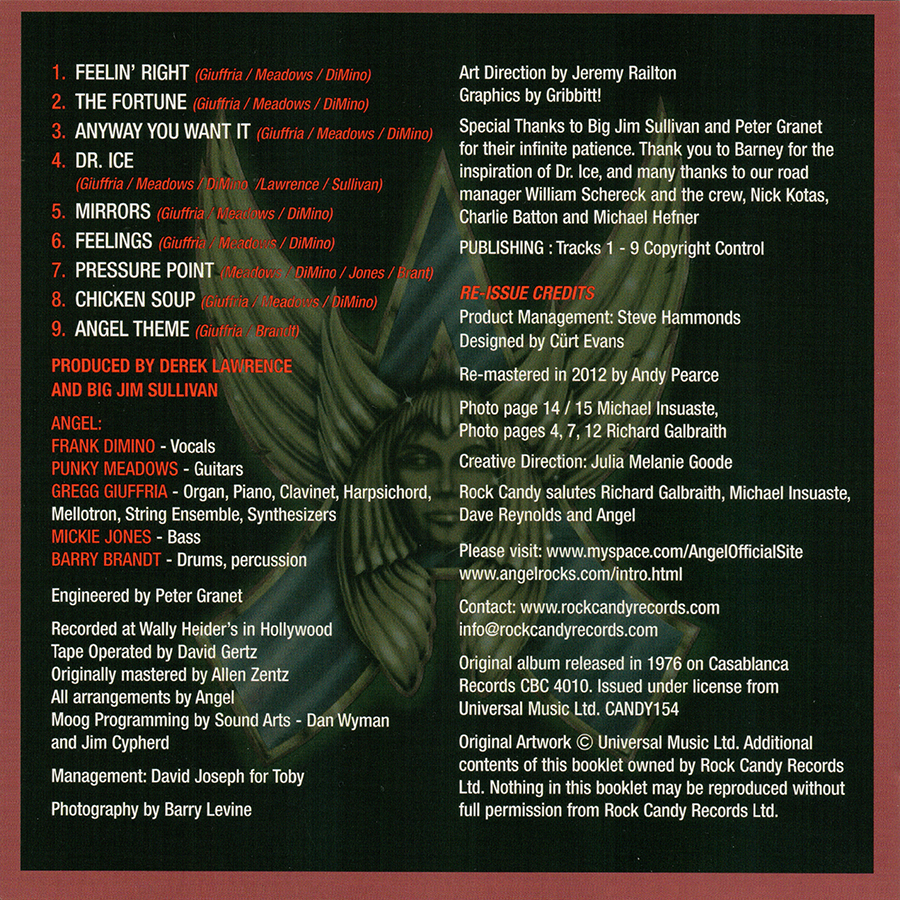 Angel ~ Helluva Band (1976) CD 2012 Rock Candy Records UK •• NEW •• | eBay