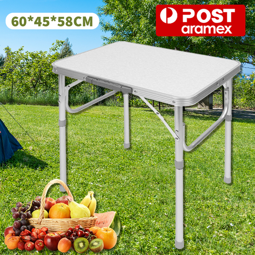 Weisshorn CAMP-T-MDF-60 Foldable Camping Table 60 x 45cm - White for ...