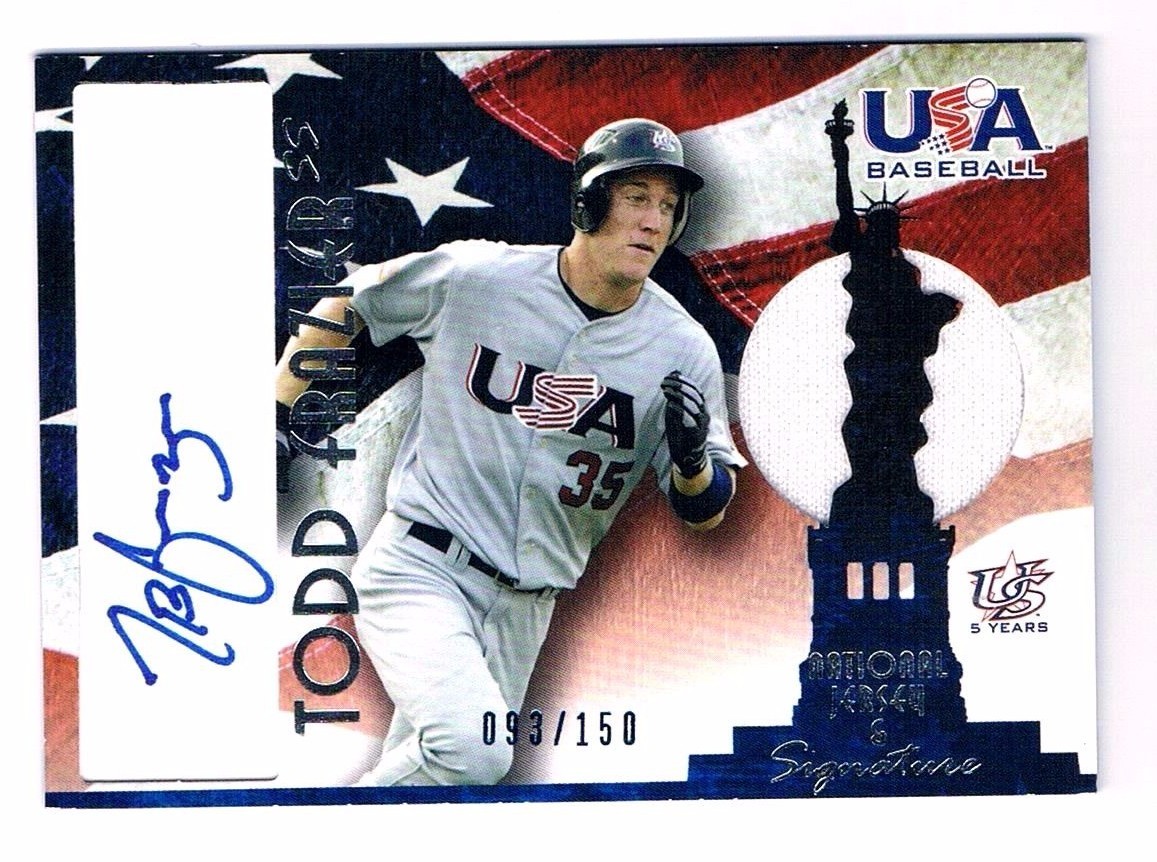 93/150 Todd Frazier 2007 Signed JERSEY Auto Autographed Rookie Ball ...