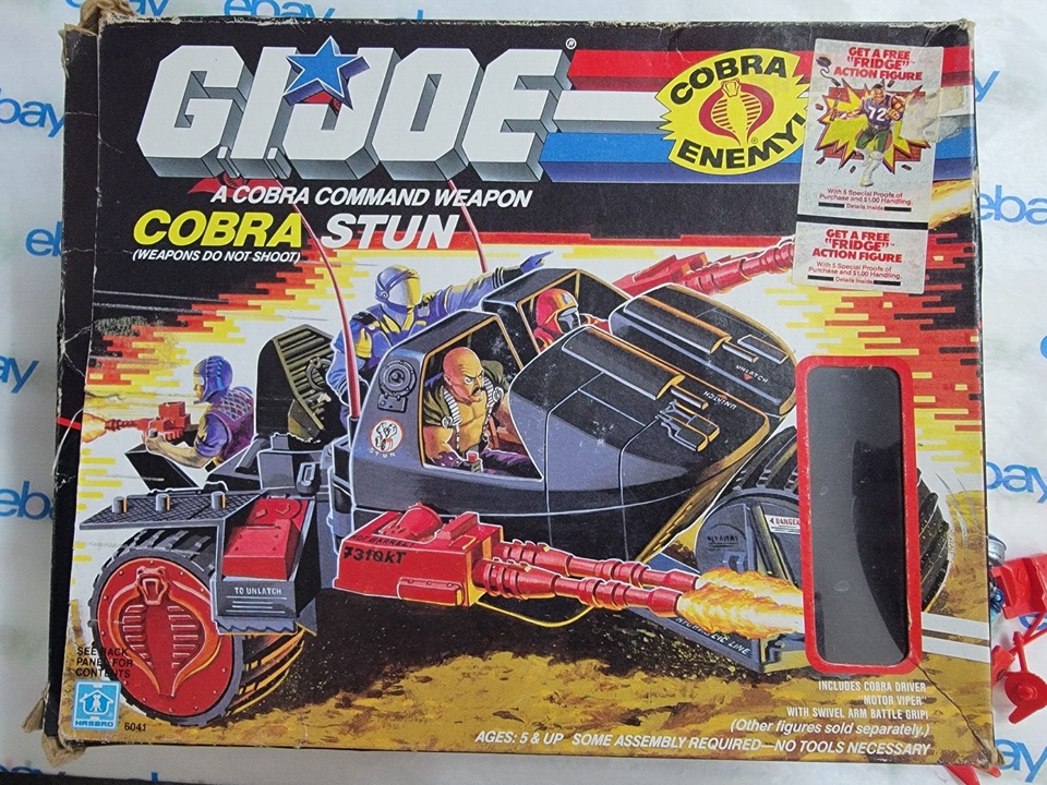 Cobra Stun (Vintage GI Joe, Hasbro) COMPLETE WITH BOX | eBay