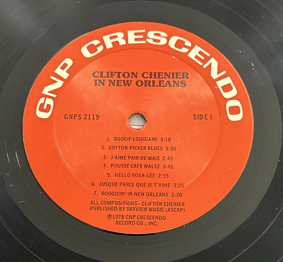 Clifton Chenier And His Red Hot Louisiana Band - In New Orleans Lp ...