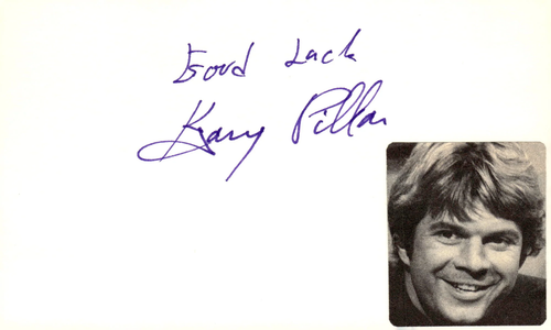 Gary Pillar Signed Auto 3x5 Index Card Guiding Light | eBay