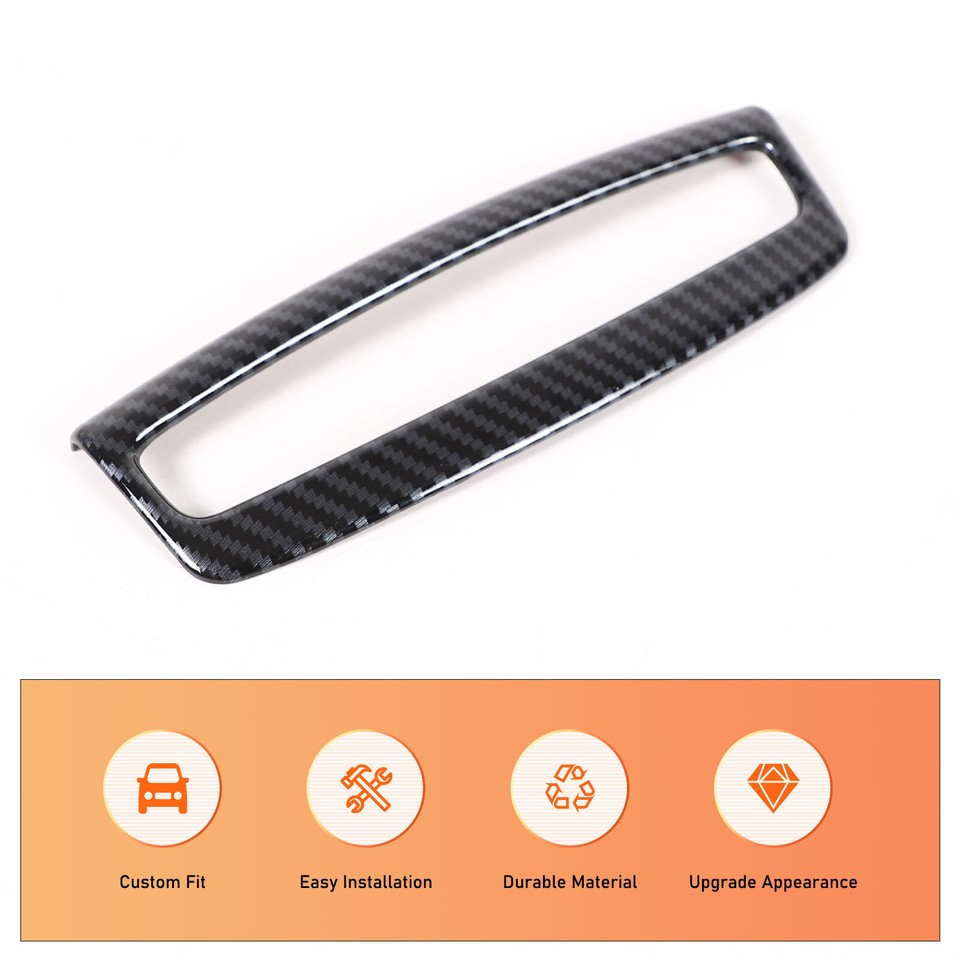 Carbon Fiber ABS Interior Center Console Frame For Hyundai Santa Cruz ...