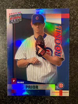 MARK PRIOR 2002 Donruss Best of Fan Club ROOKIE #1082/1350 - CUBS B17 ...