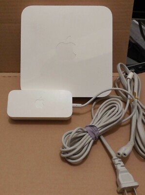 Apple AirPort Extreme 802.11n Base Station A1354 Wireless Router w ...