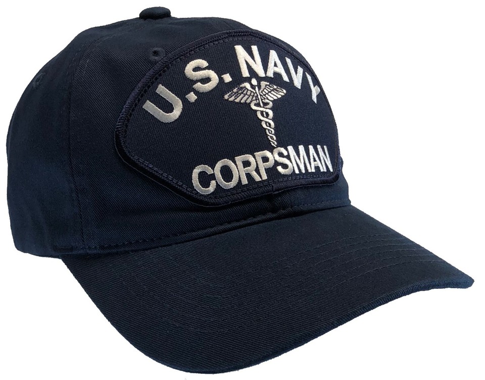 U.S. Navy Corpsman Hat DARK BLUE Ball Cap | eBay