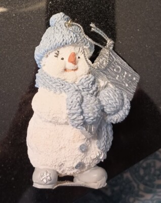 Encore Snow Buddies Buddy w/ Joy Sign 94273 Christmas Ornament 1999 ...