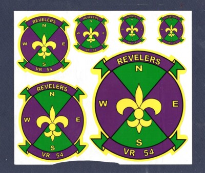 Sticker Decal Set VR-54 REVELERS US NAVY C-130 Hercules Squadron Patch ...