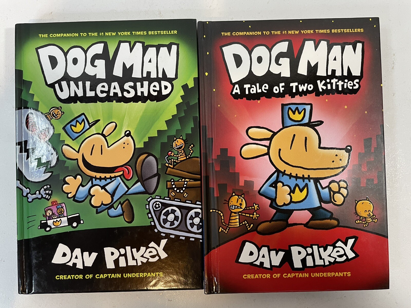Lot of 2 Dog Man By Dav Pilkey | eBay