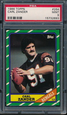 1986 Topps #264 Carl Zander PSA 9 (MFB01-2693) | eBay