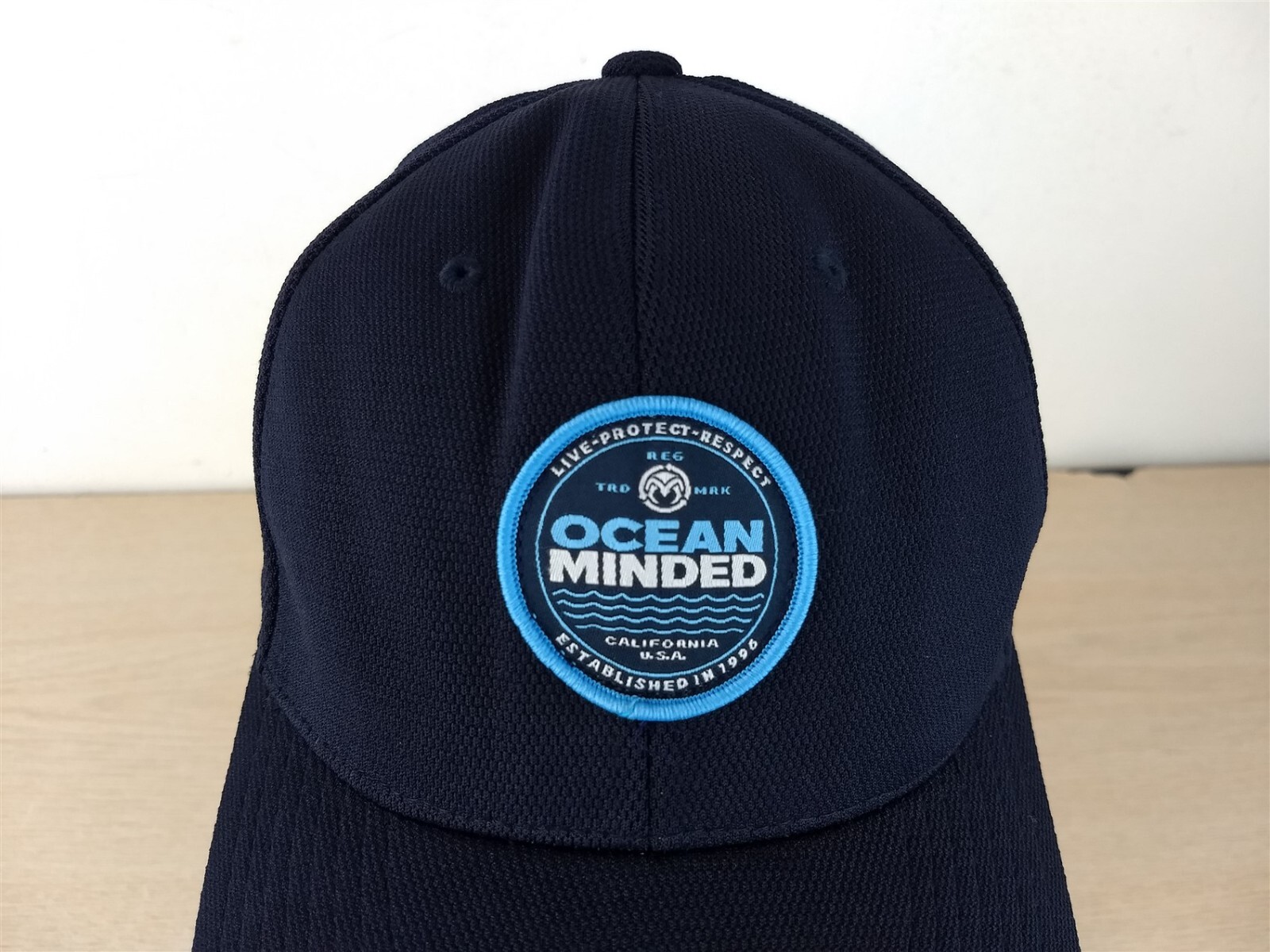 OCEAN MINDED LIVE PROTECT RESPECT FITTED FLEXFIT BASE… - Gem