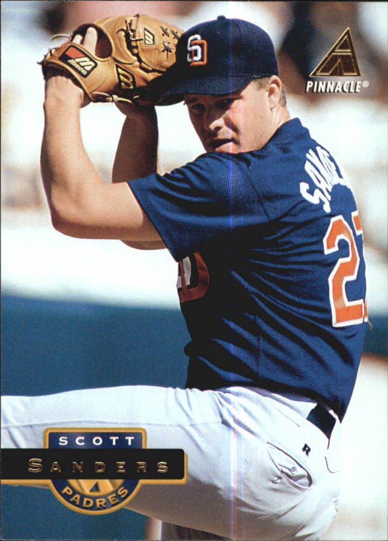 1994 Pinnacle San Diego Padres Baseball Card #381 Scott Sanders | eBay