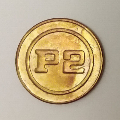 Player 2 Arcade Bar Appleton, WI Game Token 24mm | eBay