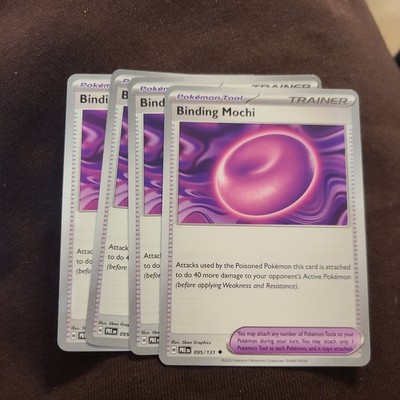 Binding Mochi 4x Playset - Pokemon S&V S- 4 Card Set | eBay