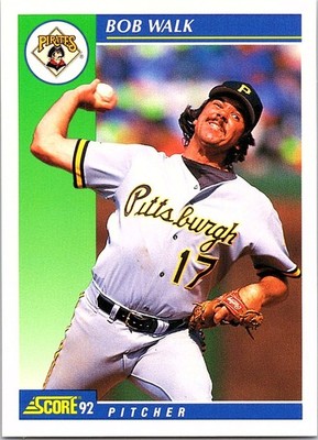 Bob Walk 1992 Score #54 Pittsburgh Pirates | eBay