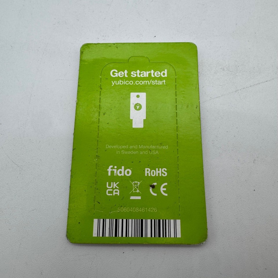 YubiKey 5 NFC Security Key Two Factor Authentication FIDO U2F USB-A ...