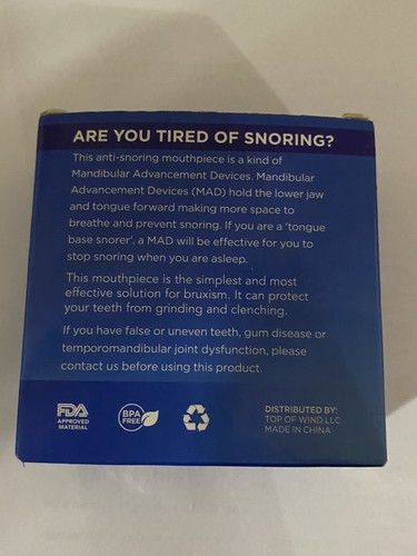 Anti-snoring Mouthpiece , Bruxism Mouth Guard | eBay