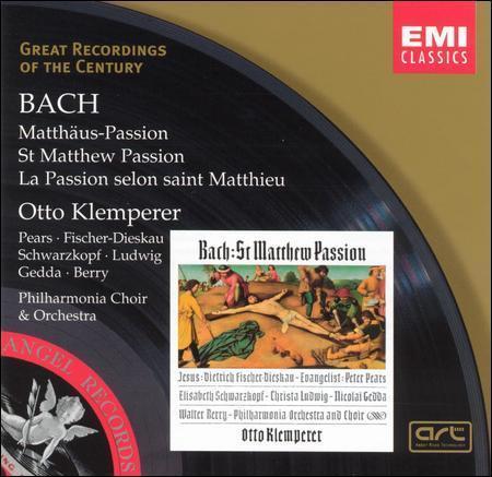 Bach: St. Matthew Passion (CD, Apr-2001, 3 Discs, EMI Music ...