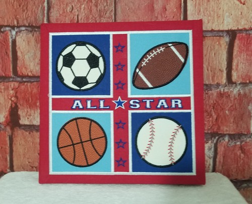 Sports All Star Wall Hanging Baseball - Football - Soccer - Basketball ...