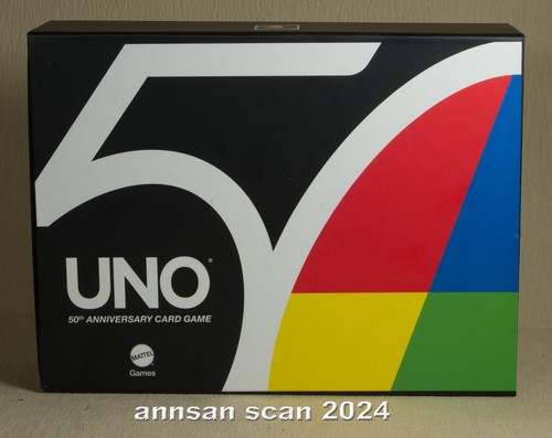UNO Premium 50th Anniversary Edition Mattel 2020 New Factory Sealed ...