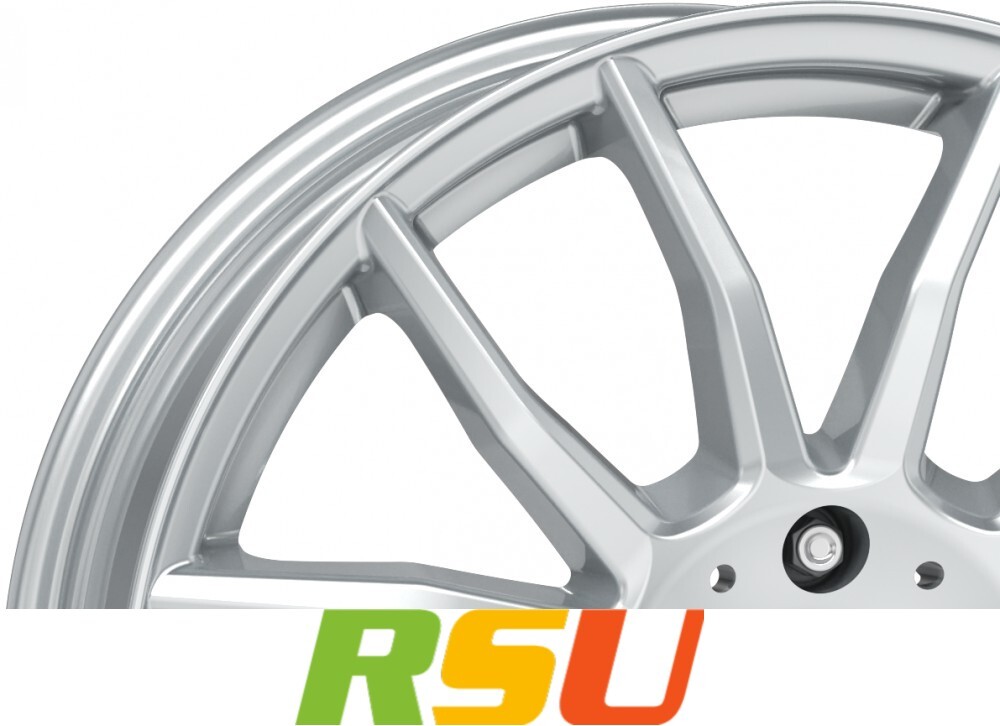 Proline AX100 arctic silver 7x17" ET48 LK5 112 ML 66.5 Alufelgen 17 ...