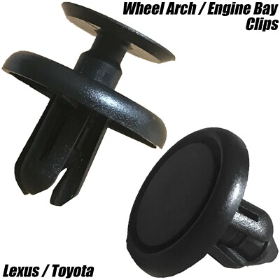 10x Clips For Lexus ES GS GX IS RX Wheel Arch Engine Bay Shield ...